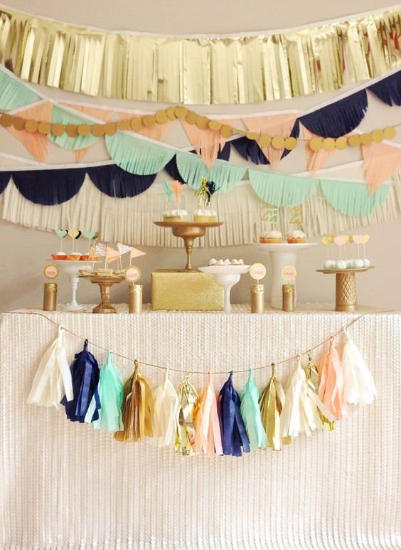 11 Almost-Free DIY Party Decor Ideas - Kisses for Breakfast