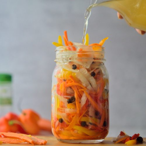 Jamaican Escovitch Sauce - Kisses for Breakfast